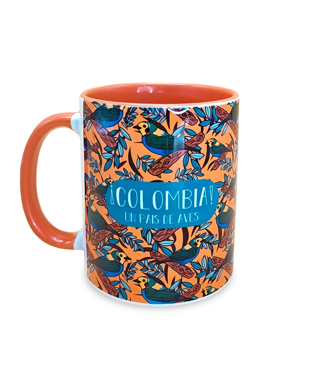 Mug Naranja Mariposario | Pandamug